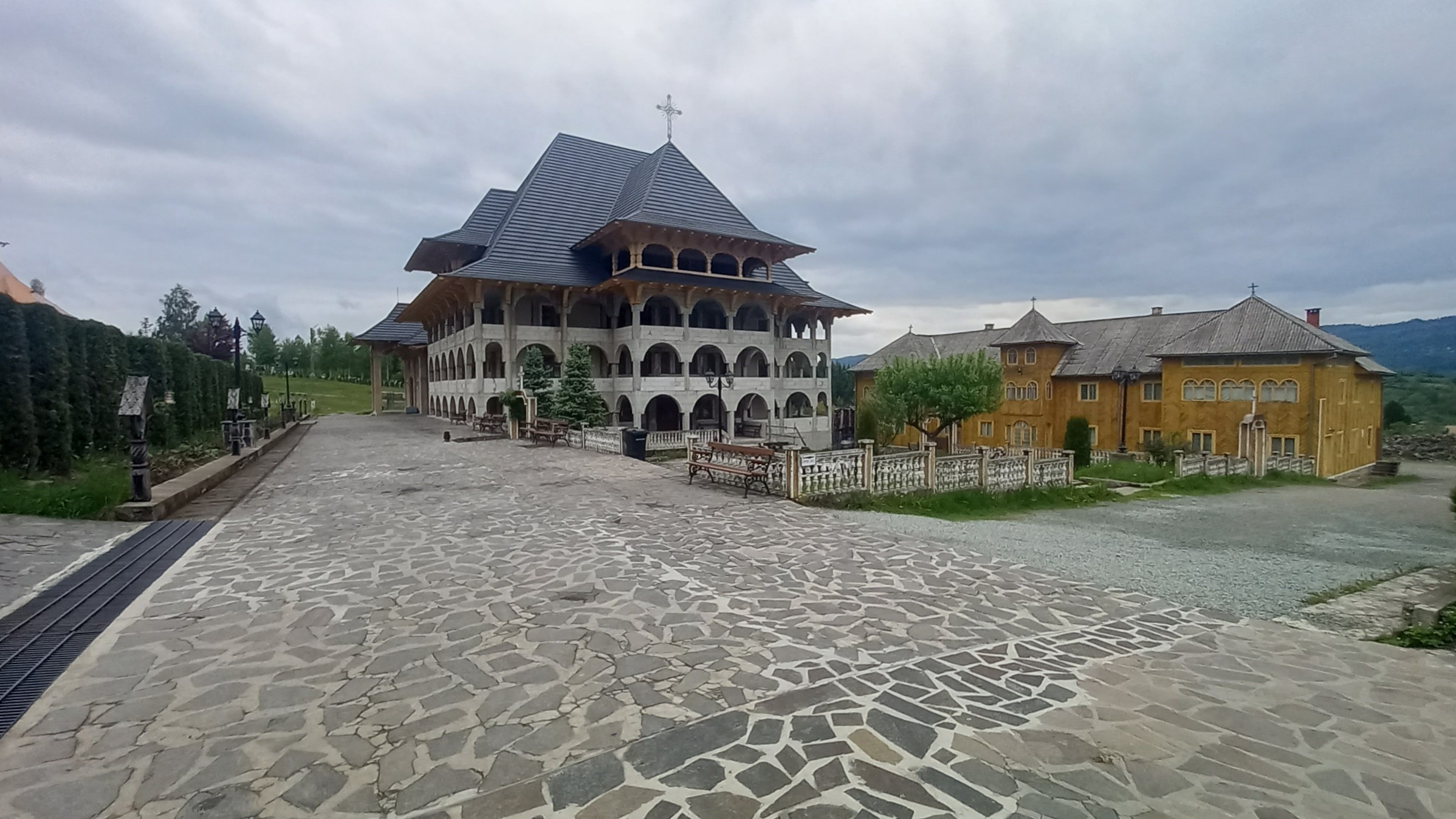 A large monastery complex attracting thousands of pilgrims - Silver ...